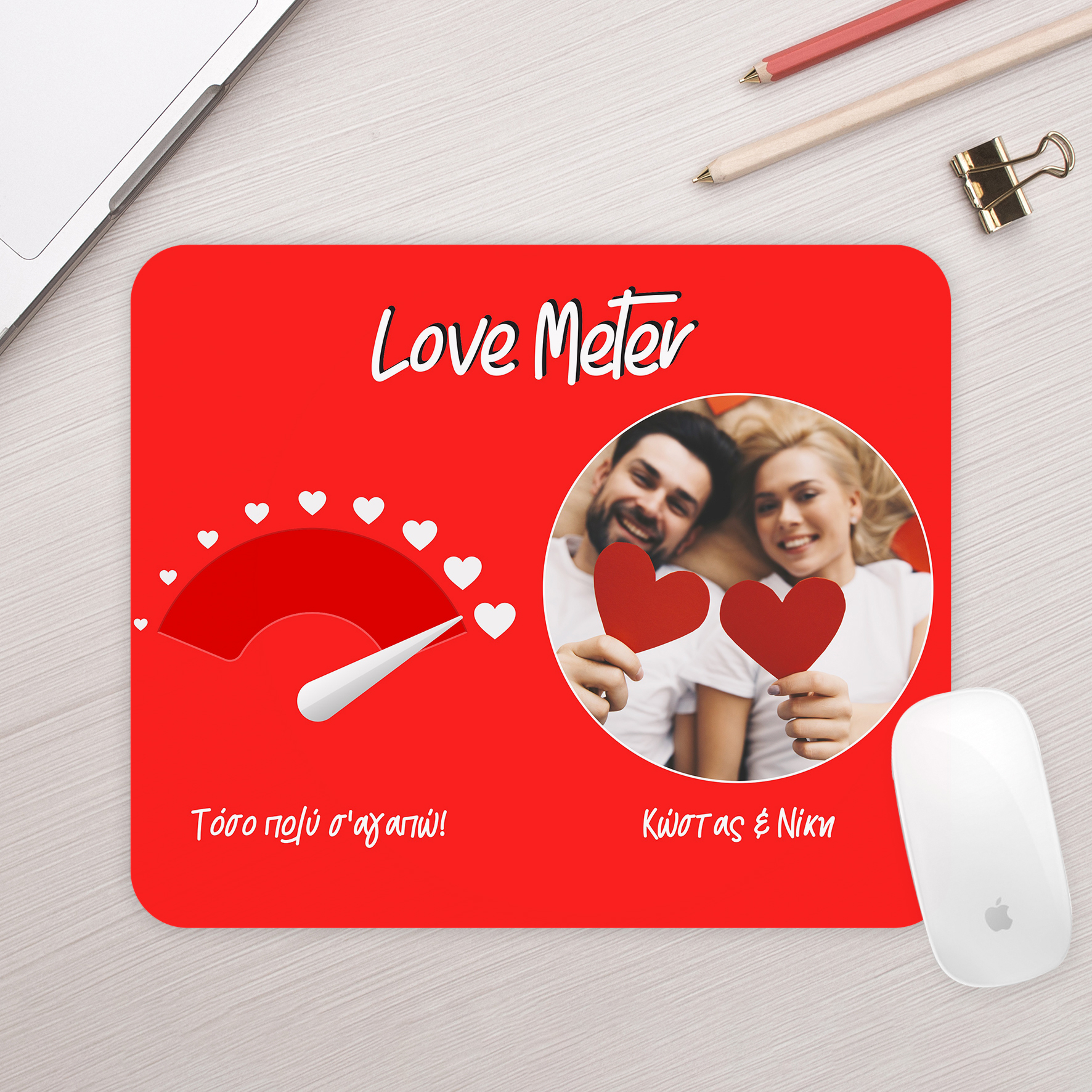 Love Meter - Mousepad - Mousepad | Memorybox